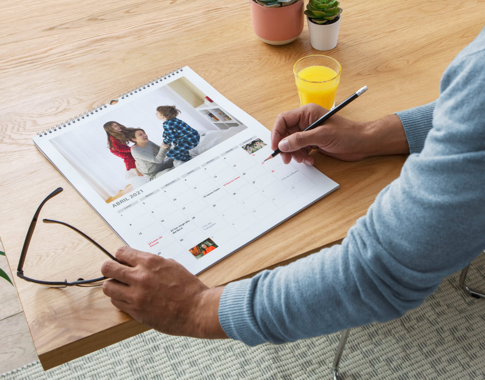 Calendario Pared Personalizado | Photo Print